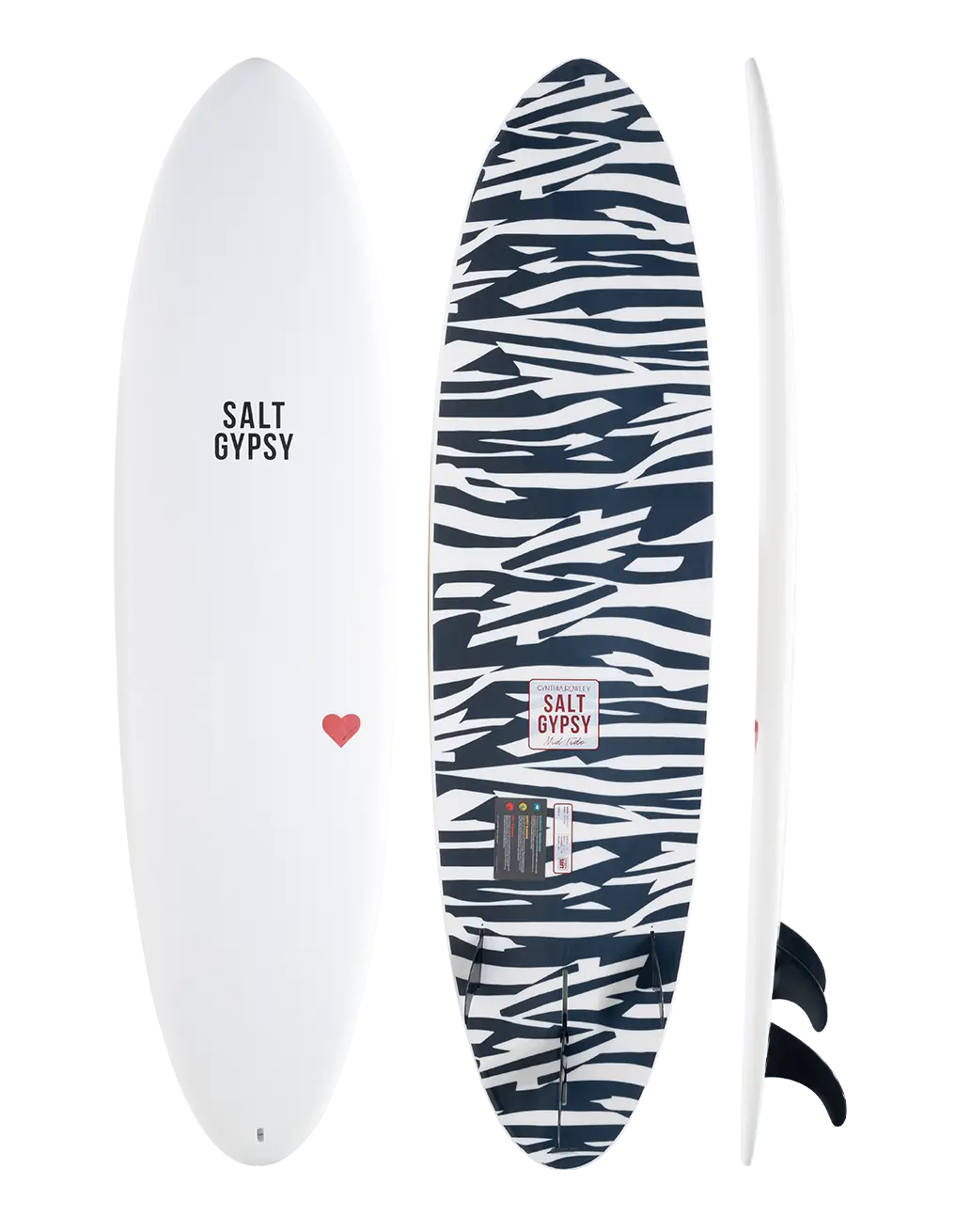 Cynthia Rowley x Salt Gypsy Mid Tide - Epoxy Soft mid length surfboard ...