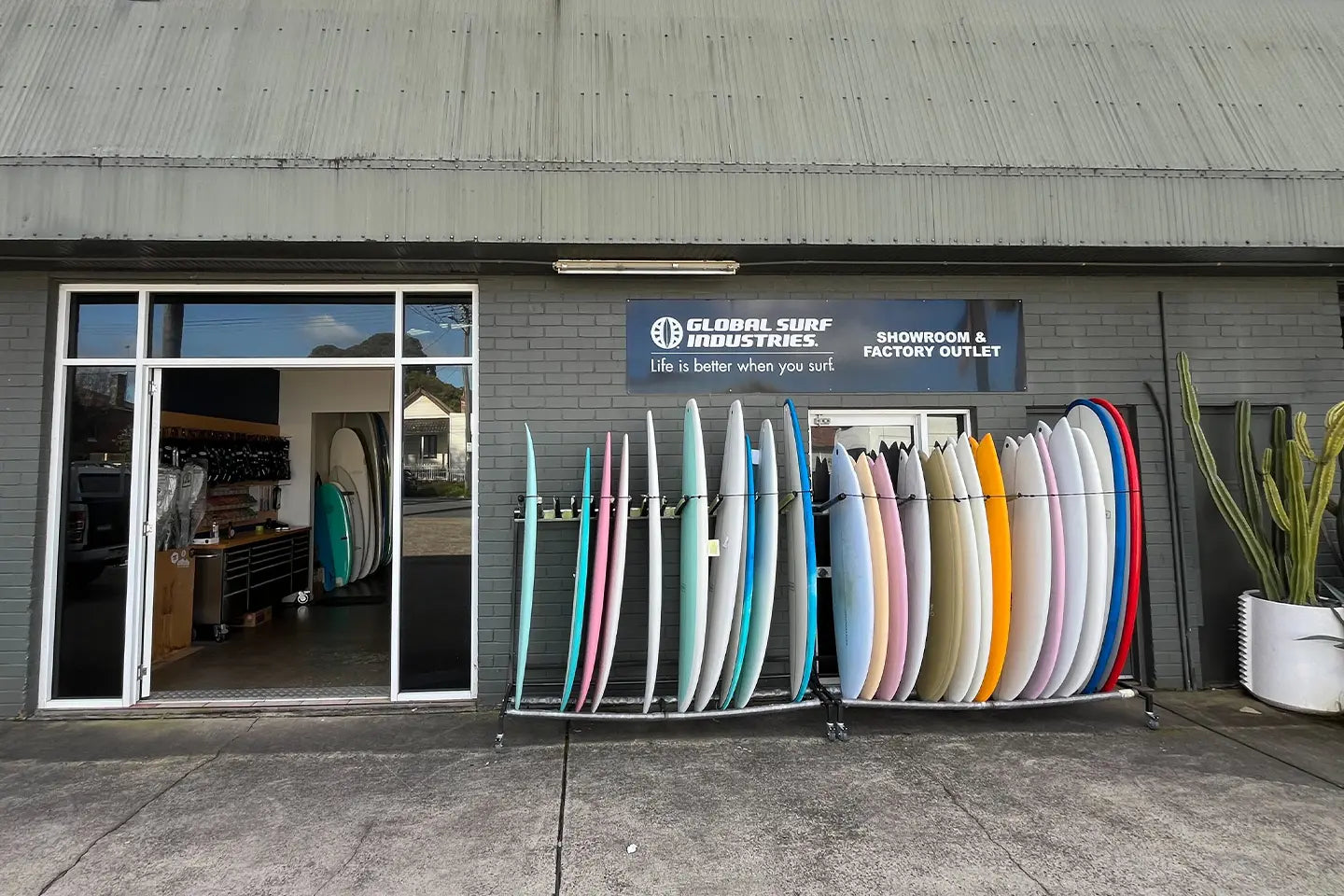 Surfboard warehouse / factory outlet - Brookvale NSW – Global Surf ...